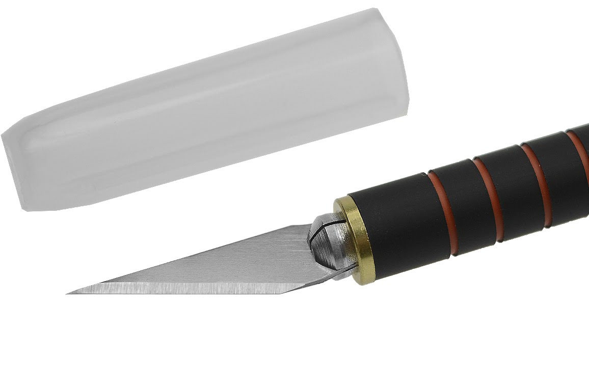 Lemmet design mes rubber grip - Beroepsmespunt.nl